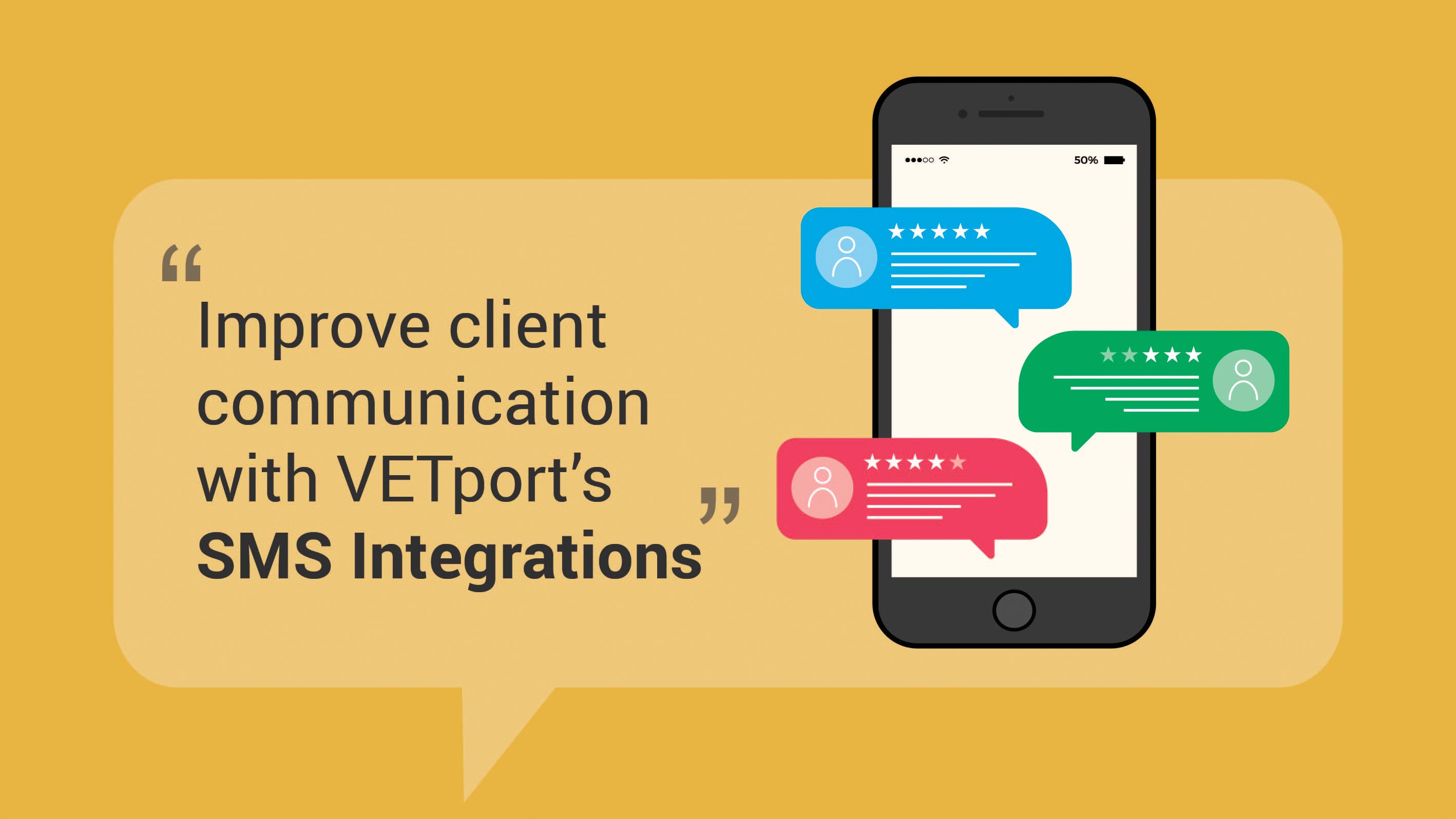 Improve Client Communication With VETport’s SMS Integrations